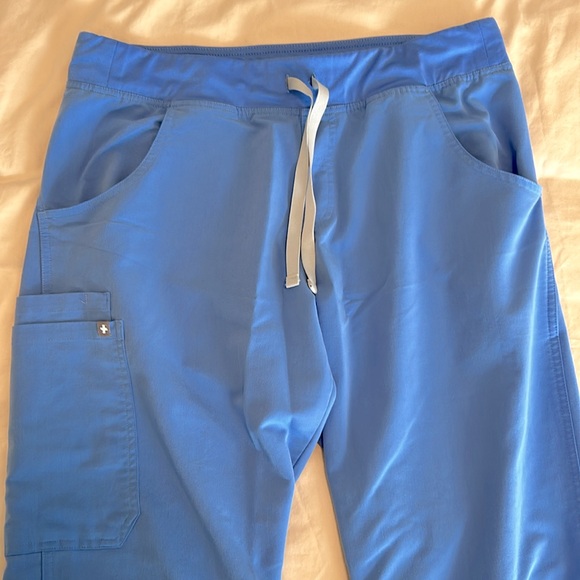 Figs | Pants & Jumpsuits | Figs Kade Cargo Scrub Pants Ceil Blue | Poshmark